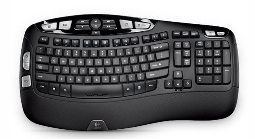 Clavier QWERTY Logitech sans fil K350 - 920-004484 Import Export